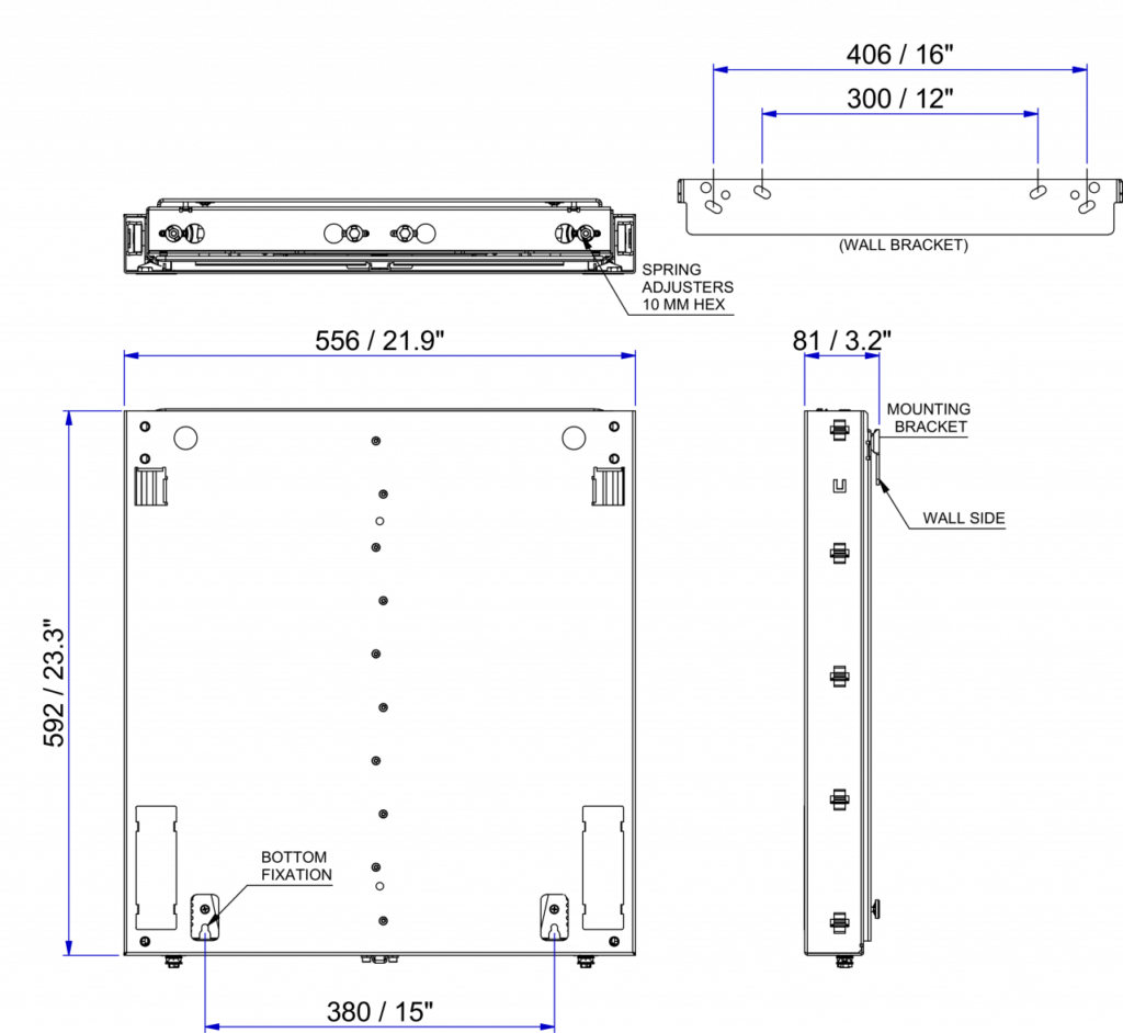 BalanceBox® 400 - Manual Height Adjustable Screen Mount - GSF Promounts